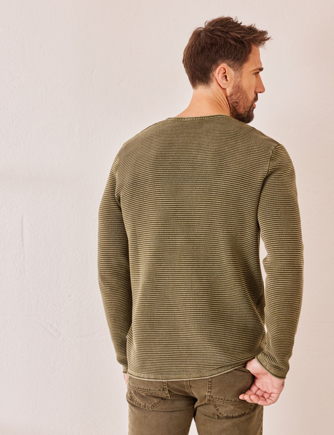 Pullover, dezentes Struktur-Muster